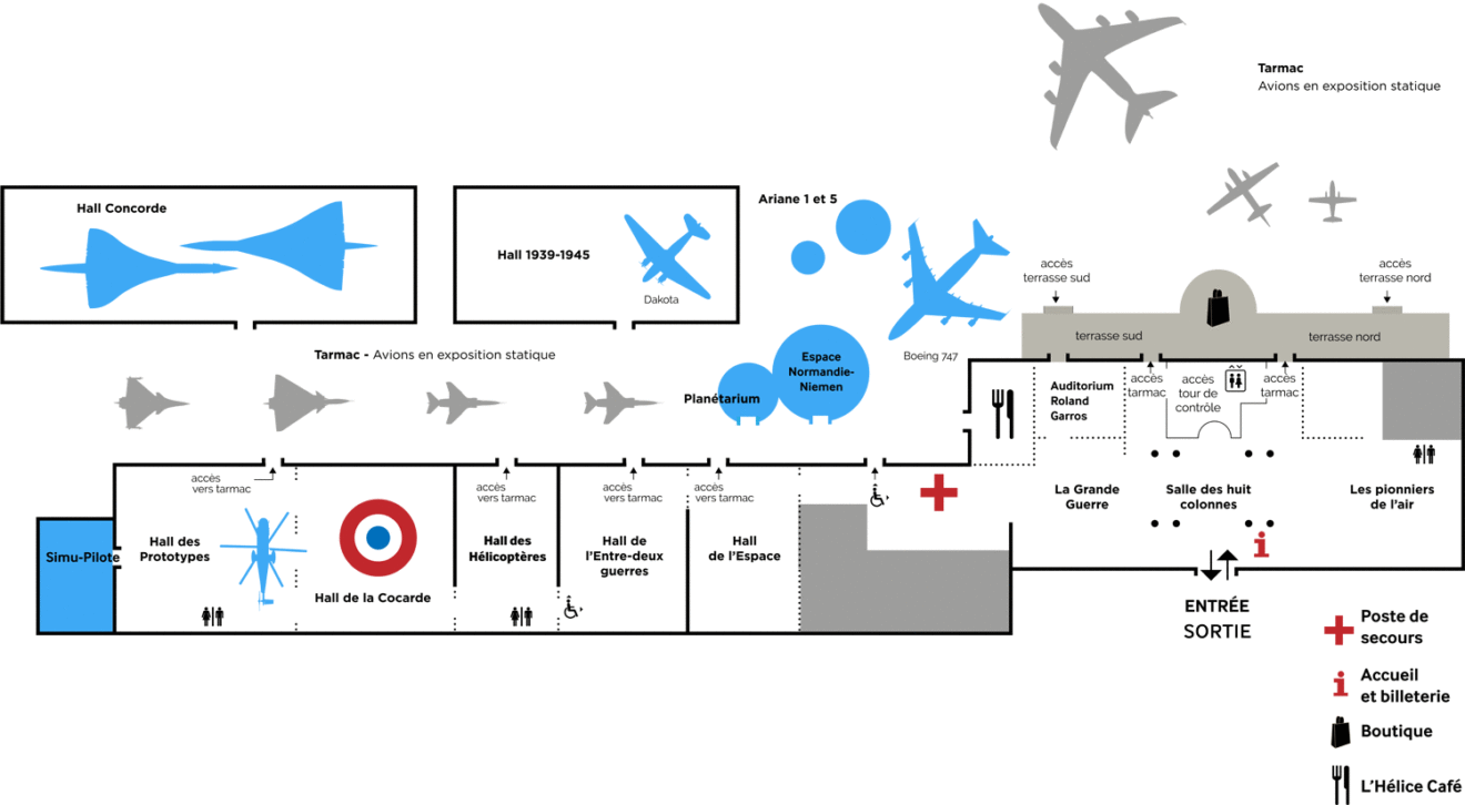 plan-musee-loc-espace-03-2021 - Musée de l'Air et de l'Espace