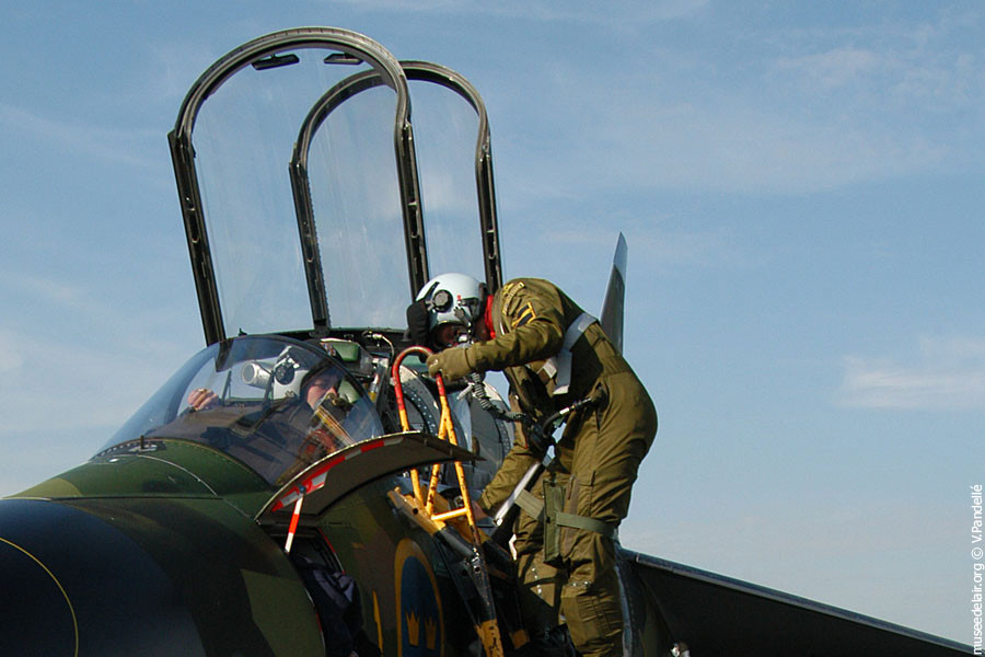 Saab Sk 37E Viggen - Musée de l'Air et de l'Espace