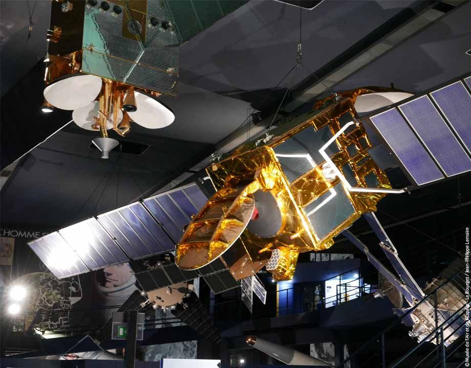 Satellite de télécommunications ARABSAT 1A - Musée de l'Air et de l'Espace