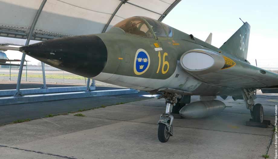 Saab J 35A Draken - Musée de l'Air et de l'Espace